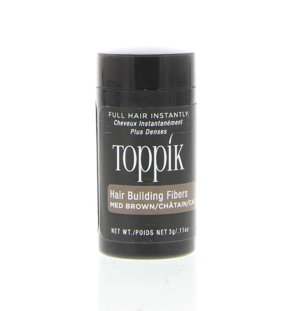 Buy Toppik Fibers Hair Building Fibers Powder Medium Brown 3gr | Beauty ...