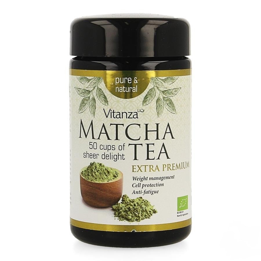 Vitanza Matcha Tea Extra Premium Poeder 50gr kopen | Beauty Plaza
