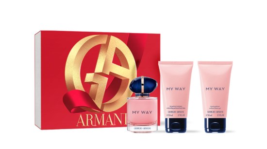 Armani rose gift set store