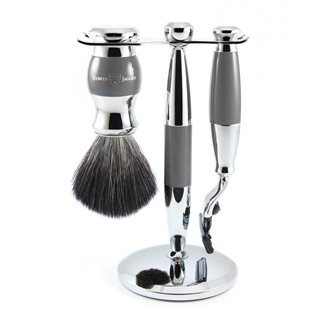 Edwin Jagger Shaving Sets Gilette Mach 3 Grey and Chrome Mach 3 Set Set ...