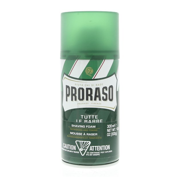 Achetez Proraso Green Shaving Foam Refreshing 300ml | Beauty Plaza