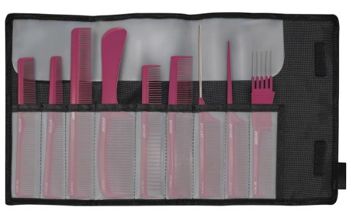 Buy Jaguar Combs A-Line Comb Set Berry | Beauty Plaza
