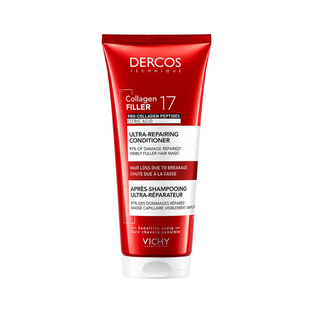 Buy Vichy Dercos Collagen 17 Filler Conditioner 200ml | Beauty Plaza